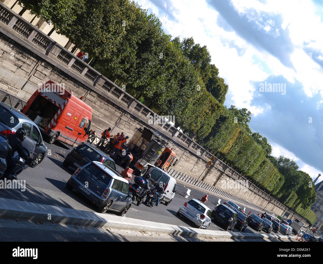 Pollution voiture embouteillage france Banque de photographies et d ...