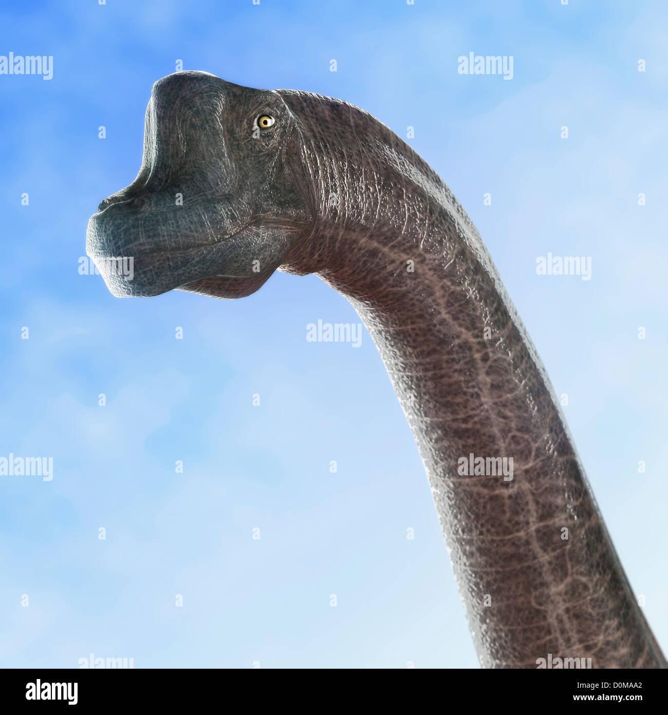 Model brachiosaur dinosaur Banque de photographies et d’images à haute ...