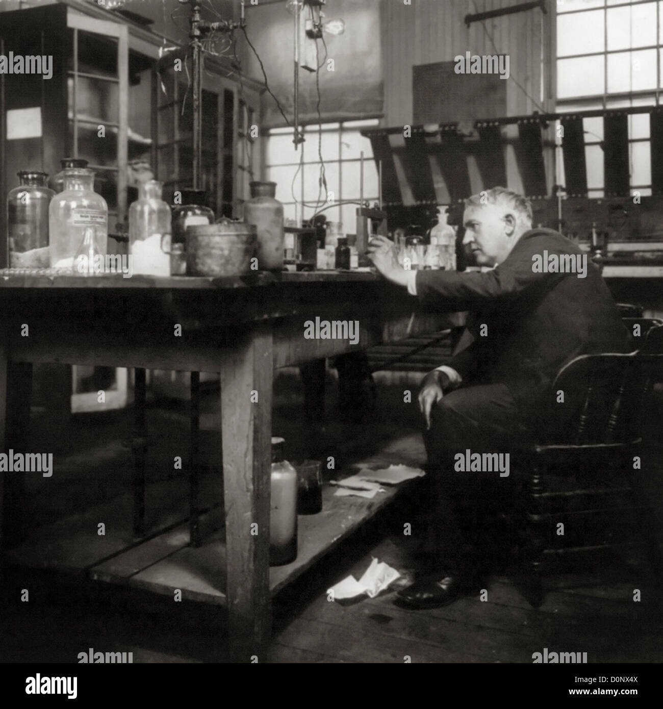 Laboratoire thomas alva edison Banque de photographies et d’images à ...
