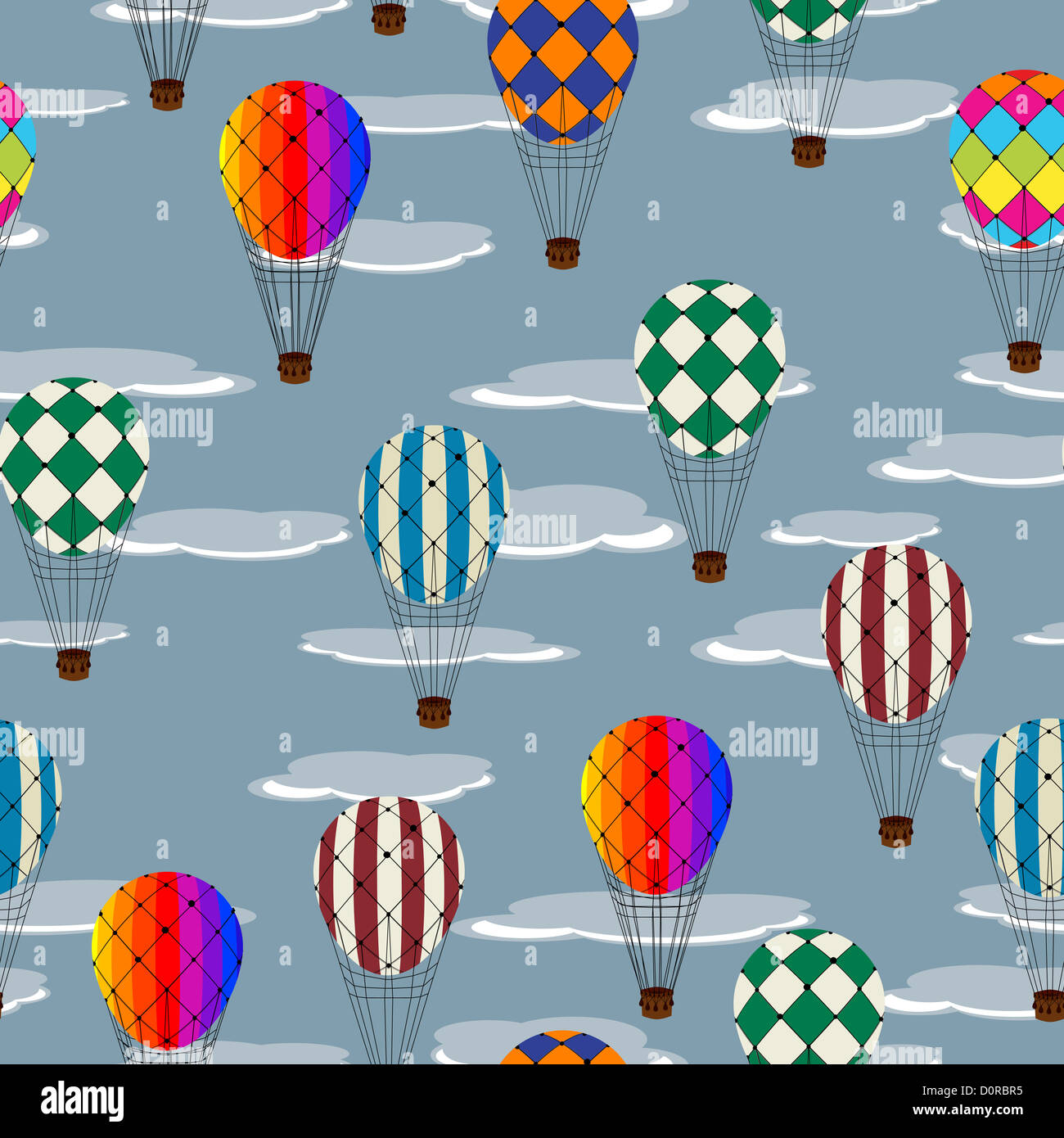 Modèle de montgolfière Photo Stock - Alamy