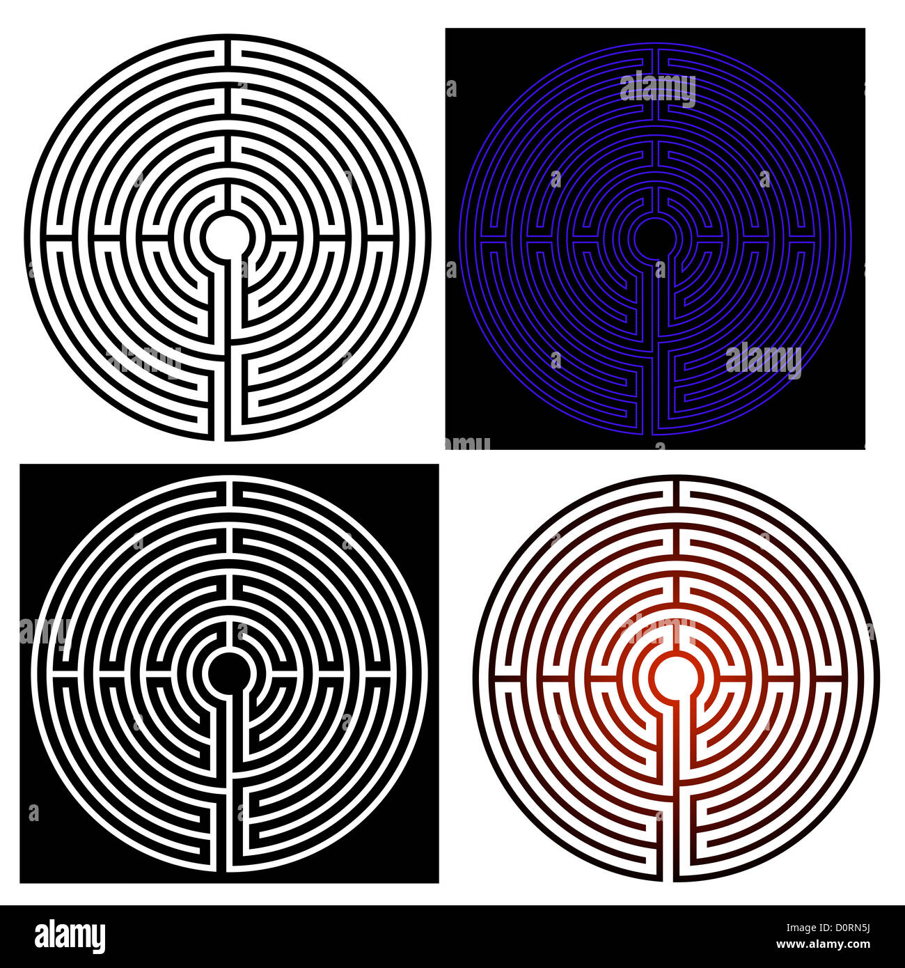 Labyrinthe de labyrinthe Banque de photographies et d’images à haute ...