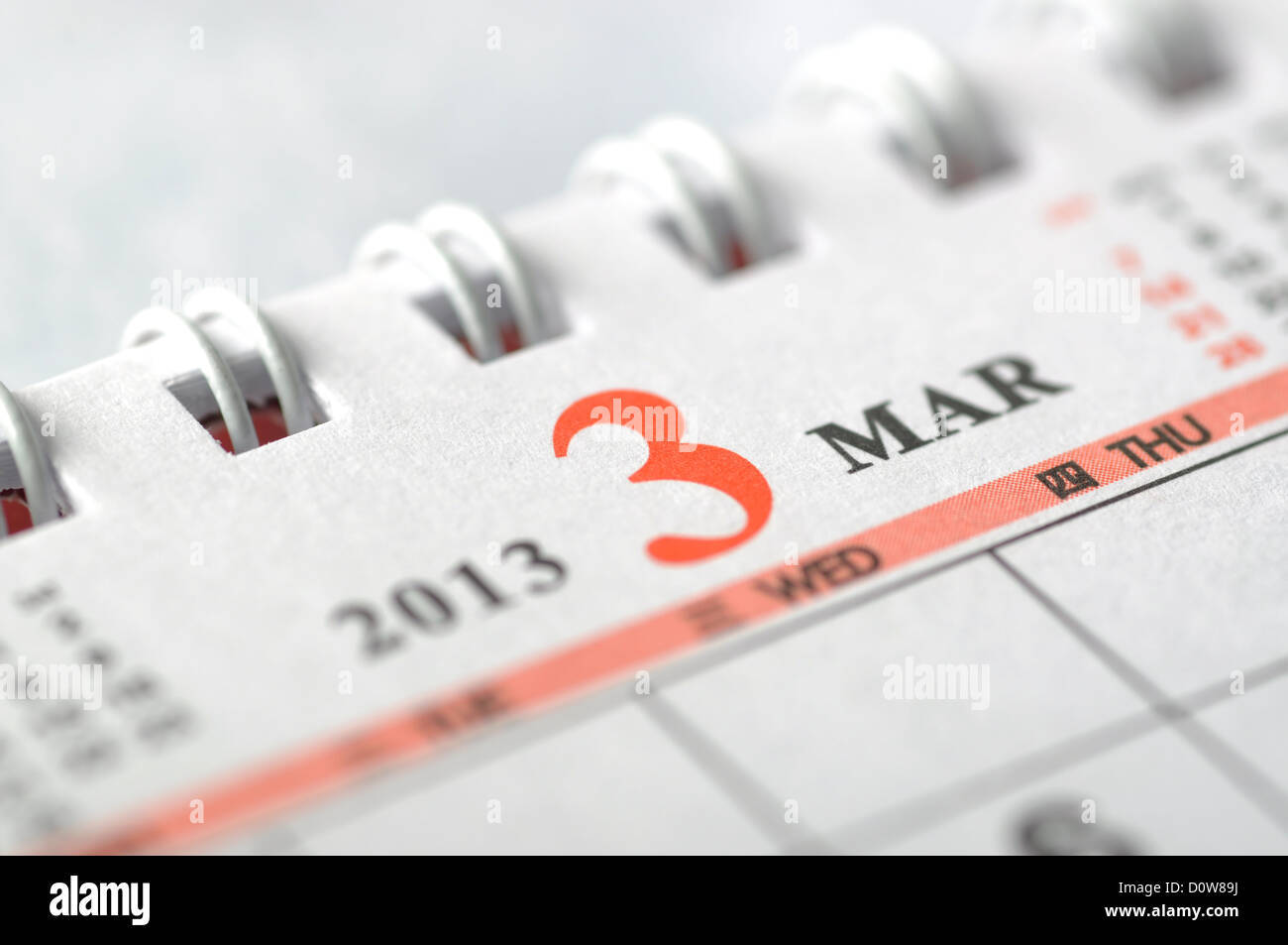 Mars calendrier Banque de photographies et d’images à haute résolution ...