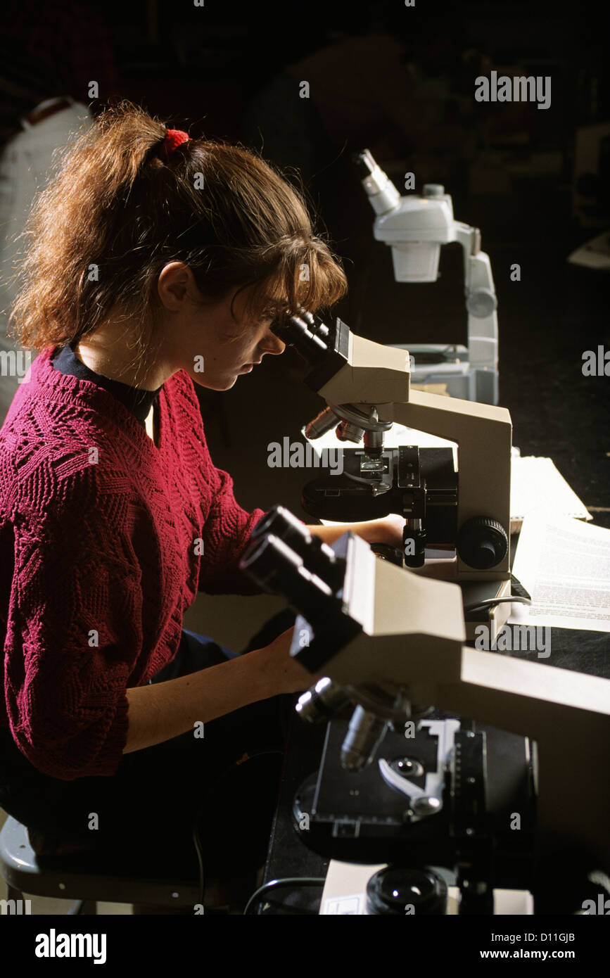 Old fashioned microscope Banque de photographies et d’images à haute ...