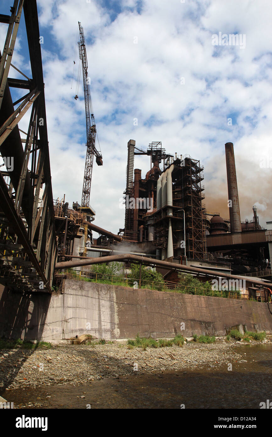 Usine à gaz de haut fourneau Banque de photographies et d’images à ...