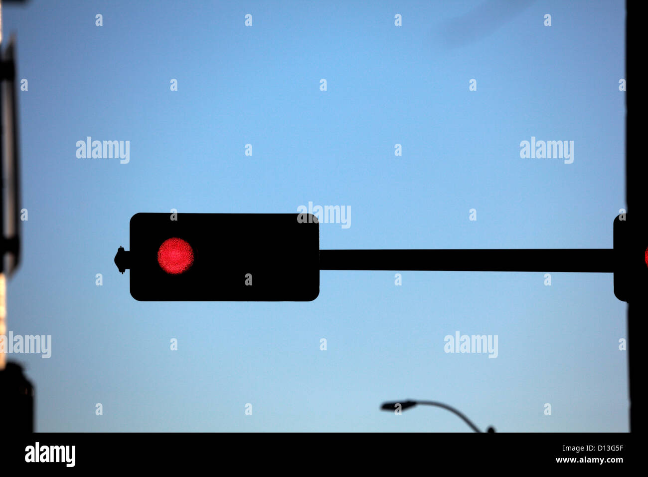 Feu rouge stoplight Banque de photographies et d’images à haute ...