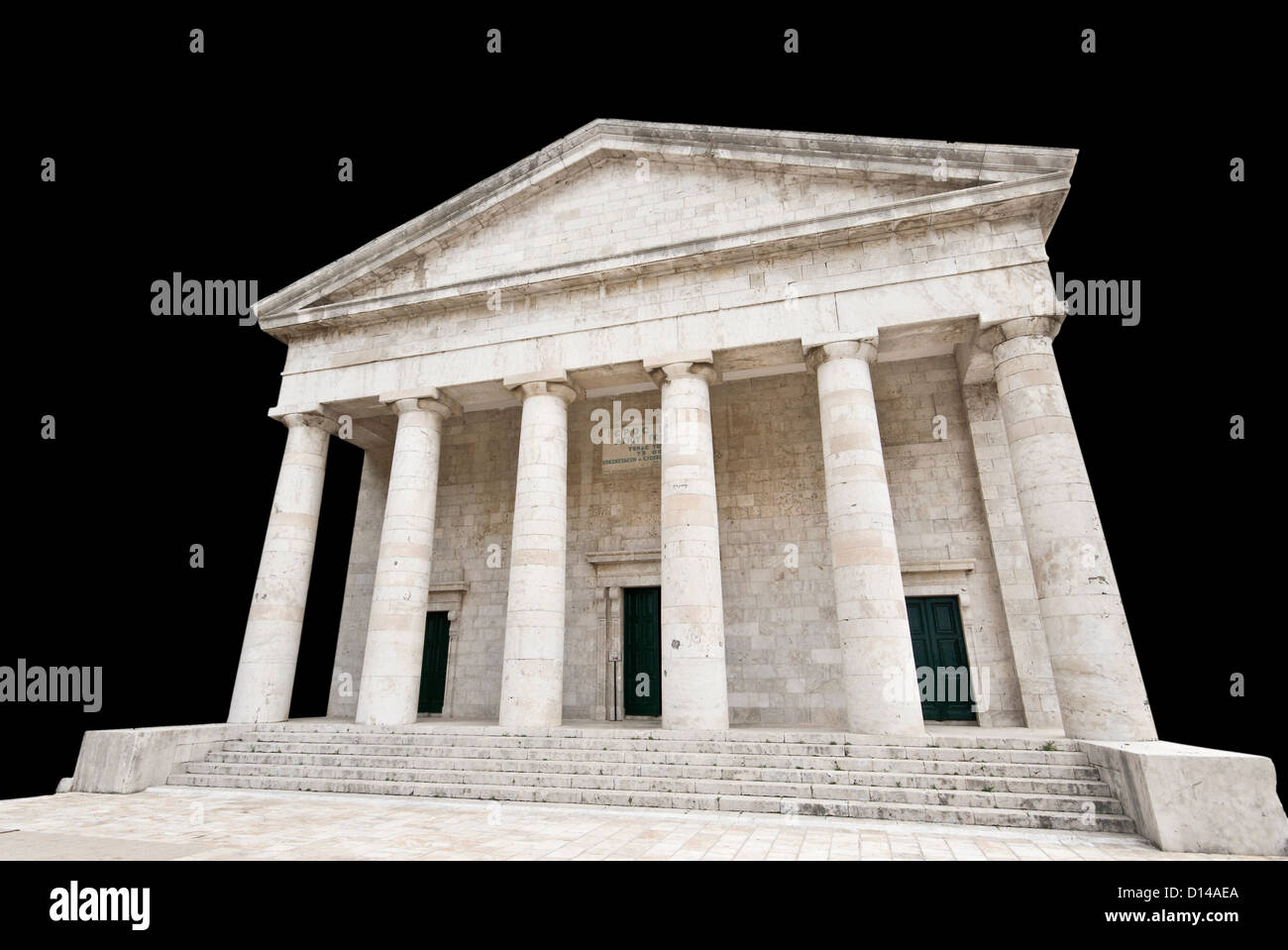 Greek temple isolated palace columns Banque de photographies et d ...
