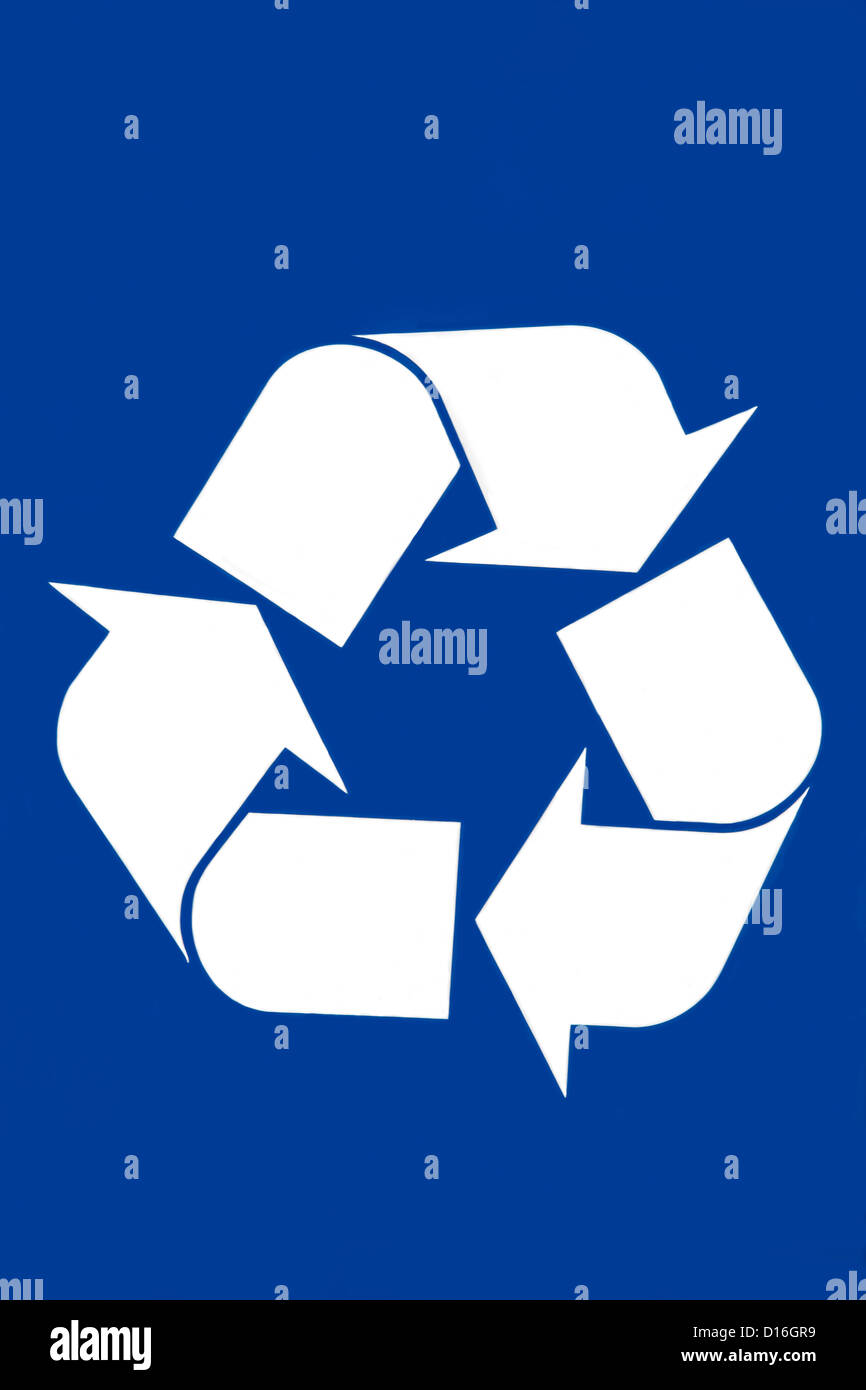 Symbole commun pour le recyclage Photo Stock - Alamy