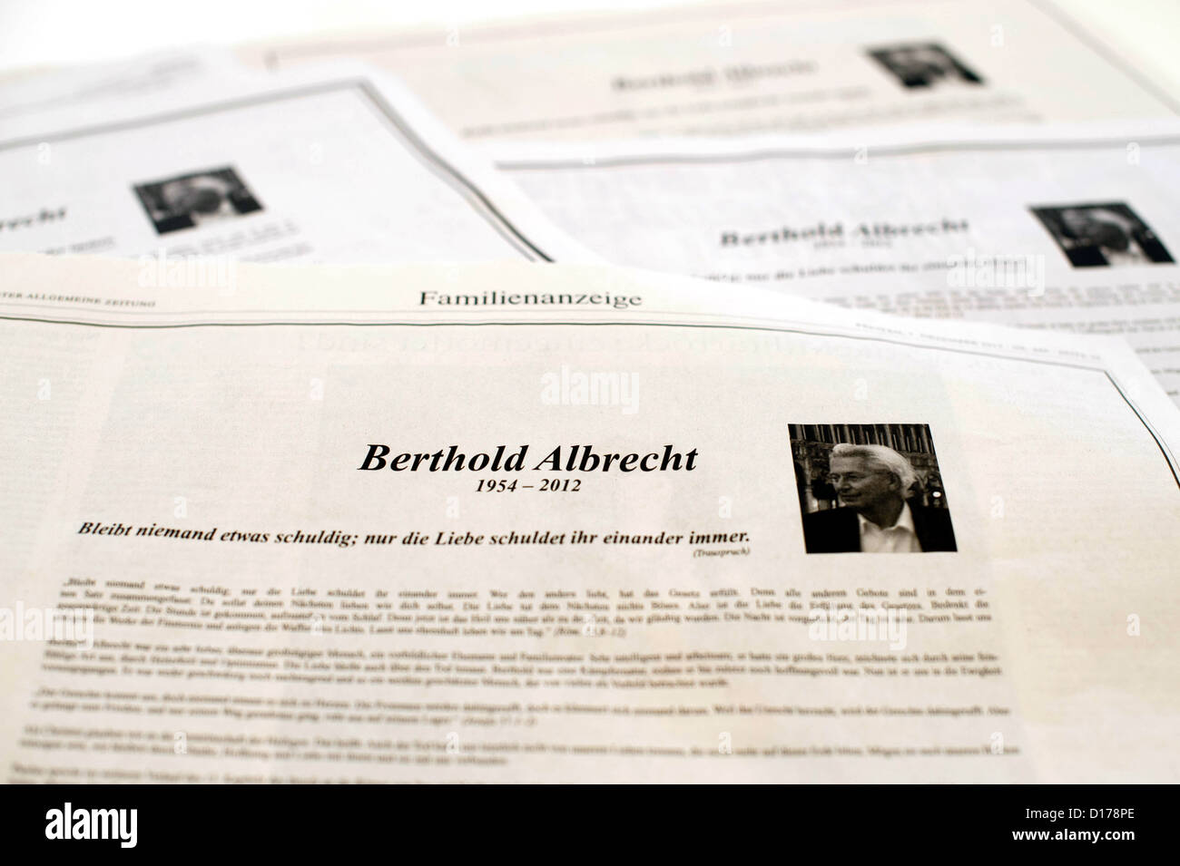 Berthold albrecht Banque de photographies et d’images à haute ...