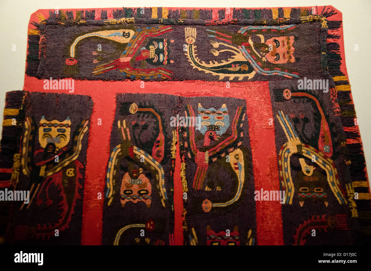 La culture Paracas Paracas textil 700BC-100AD Perú Photo Stock - Alamy