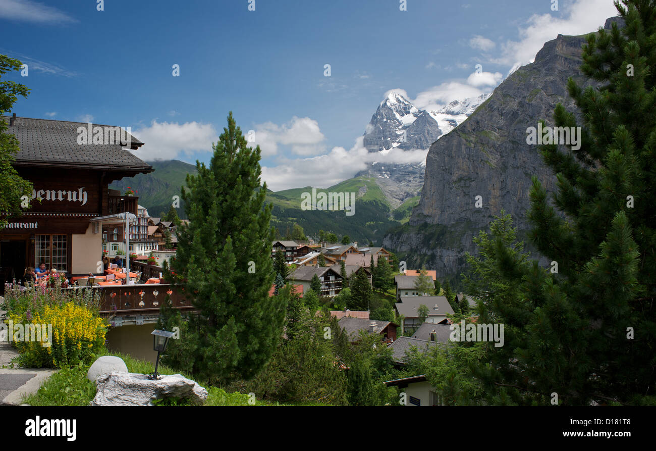 Schilthorn cable car murren Banque de photographies et d’images à haute ...