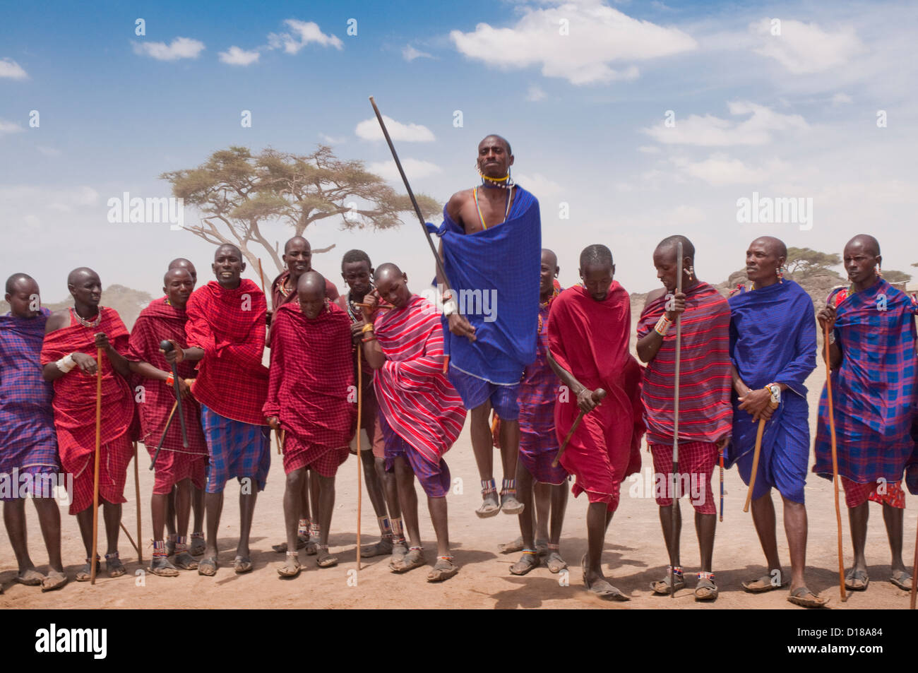 Masai men Banque de photographies et d’images à haute résolution - Alamy