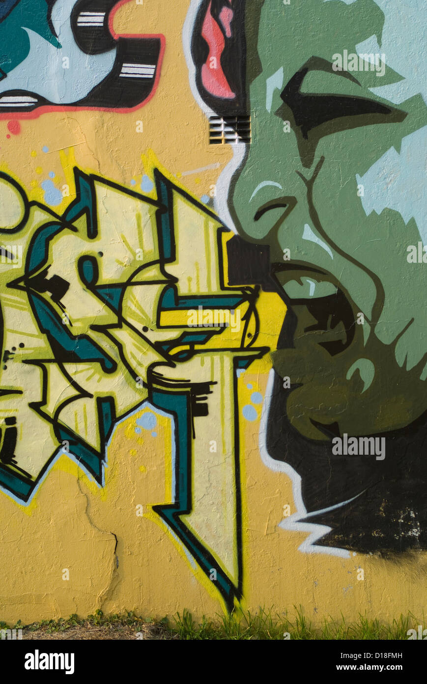 Graffiti on wall south african Banque de photographies et d’images à ...