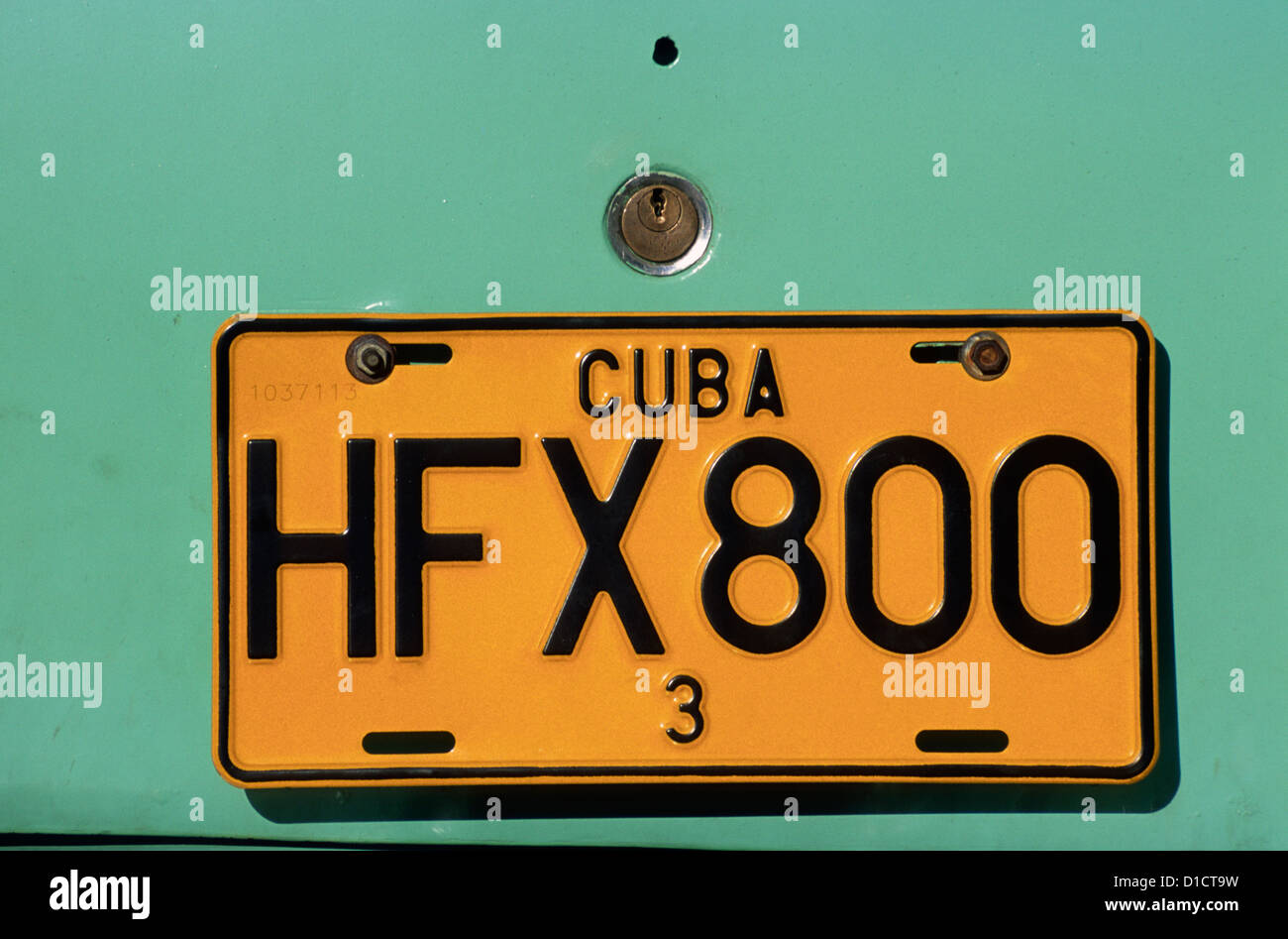 Plaque d'immatriculation cubaine Banque de photographies et d’images à ...