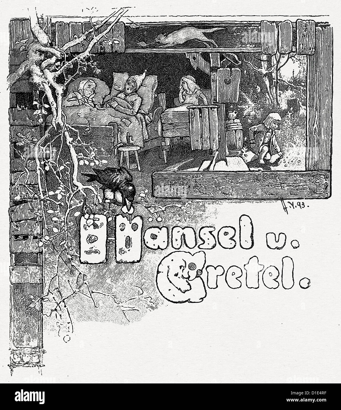 Hansel And Gretel Brothers Grimm Banque d'image et photos - Alamy