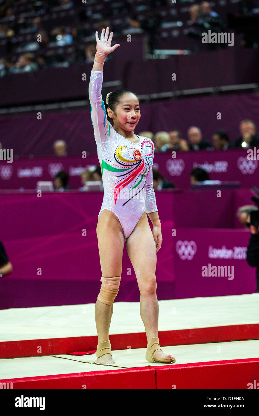 Deng LinLin (CHN) gagnant de la médaille d'or chez les femmes de la ...