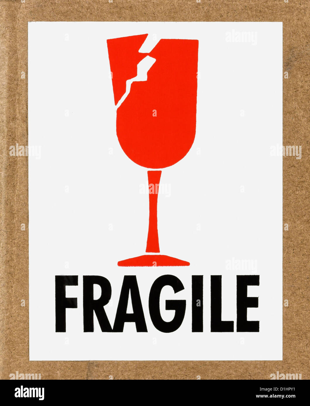 Fragile sign Banque de photographies et d’images à haute résolution - Alamy