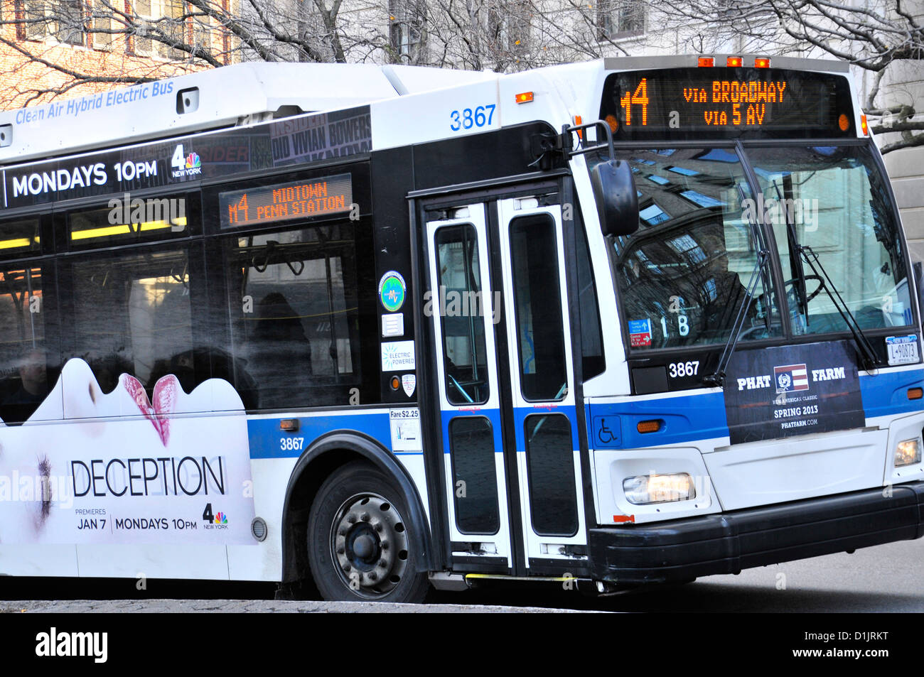 Transport public new york city m4 mta bus Banque de photographies et d ...