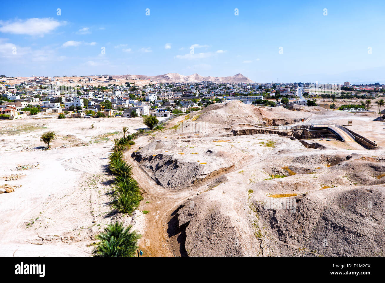 Jéricho, Ville de Palmiers Photo Stock - Alamy