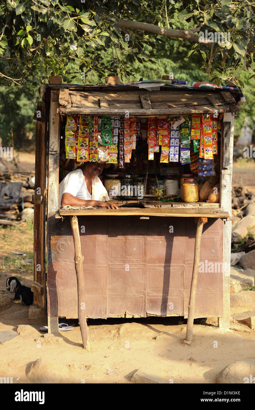 Rural indian shop Banque de photographies et d’images à haute ...