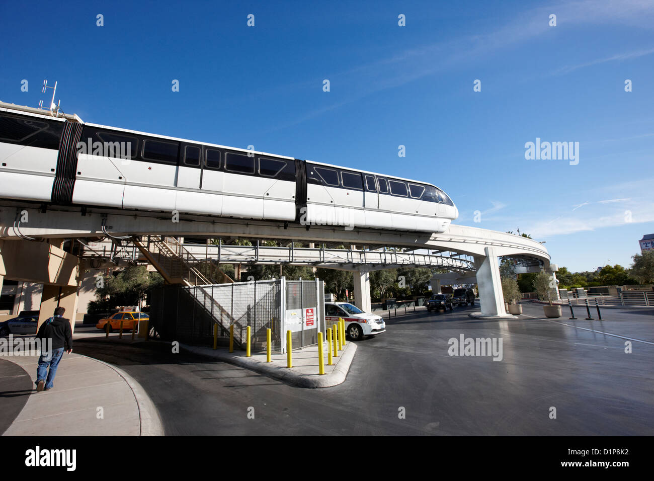 Las vegas monorail train nevada Banque de photographies et d’images à ...