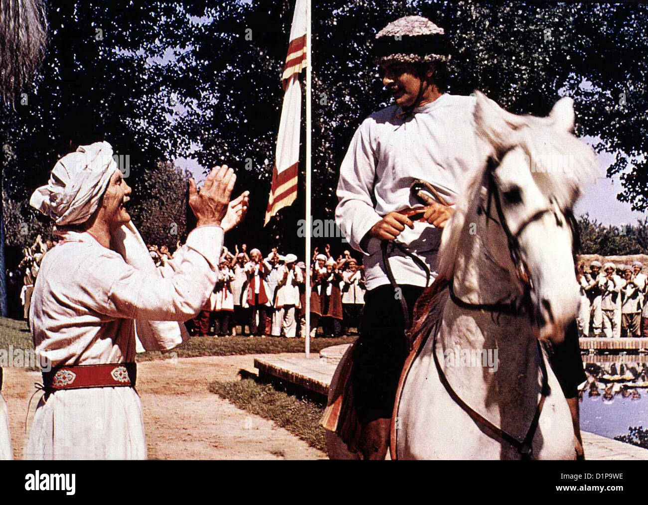 Die Steppenreiter cavaliers, Jack Palance, Omar Sharif Uraz (Omar ...