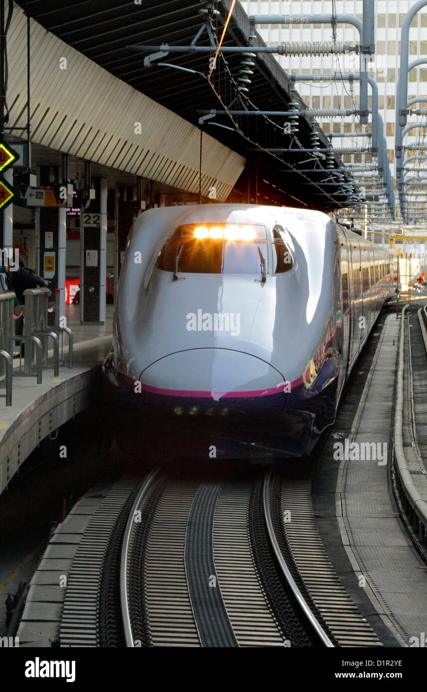 Le Tohoku Shinkansen E2 series ligne ferroviaire à grande vitesse à la ...