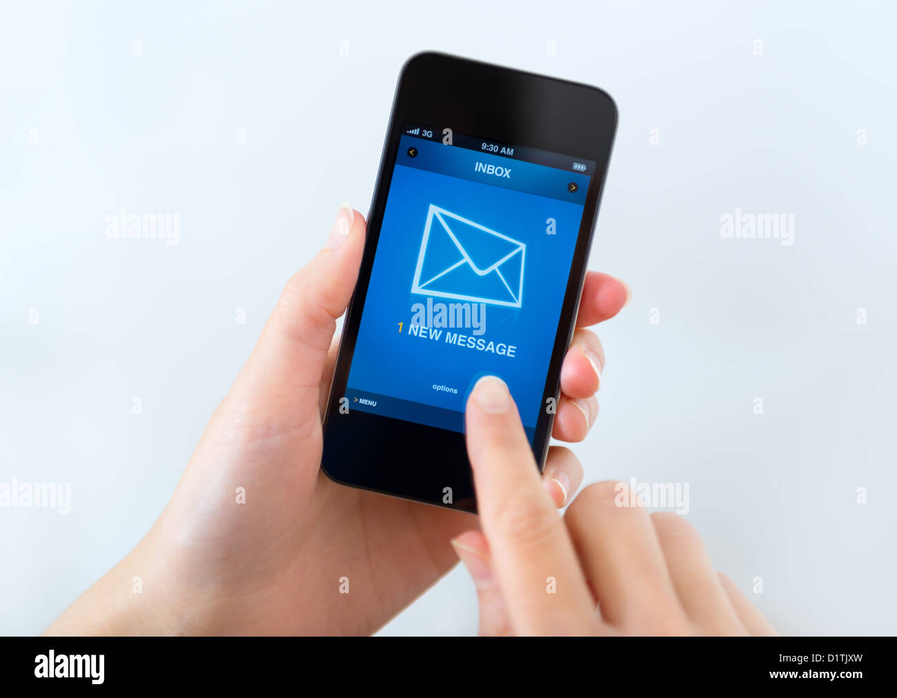 Recevoir un message Banque de photographies et d’images à haute ...