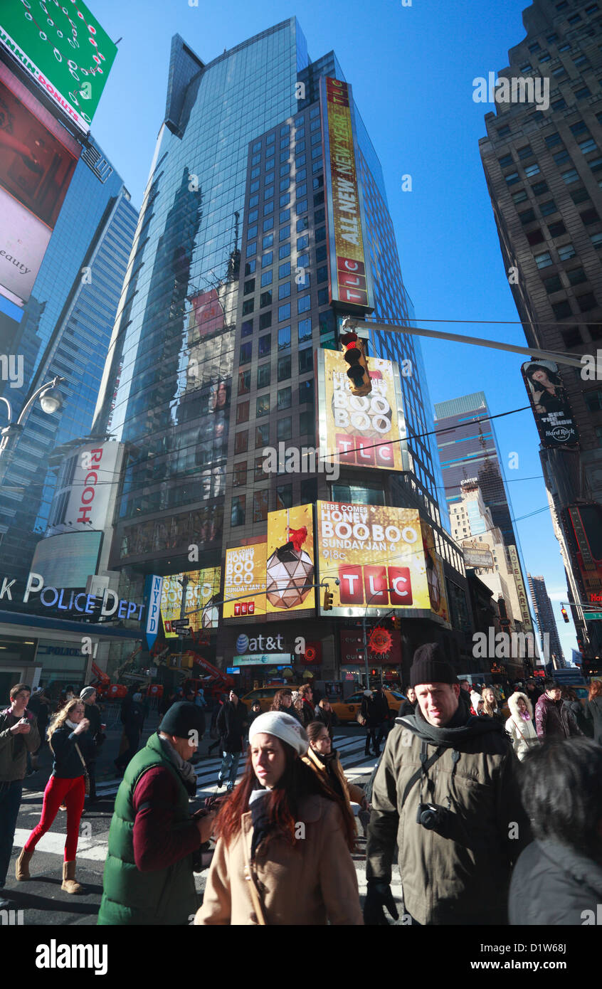 People in times square Banque de photographies et d’images à haute ...