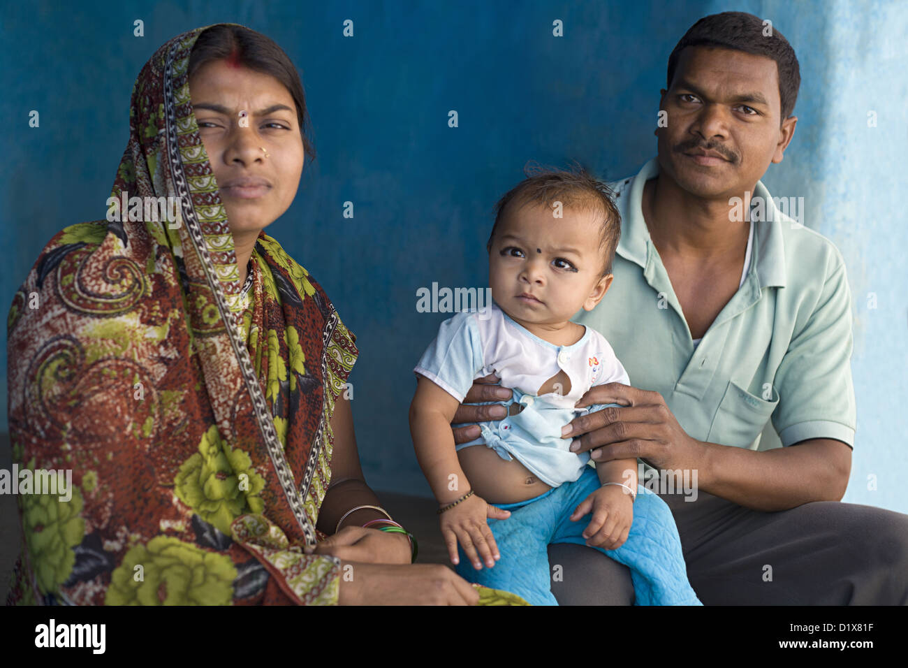 Gond couple gadchiroli maharashtra india Banque de photographies et d ...
