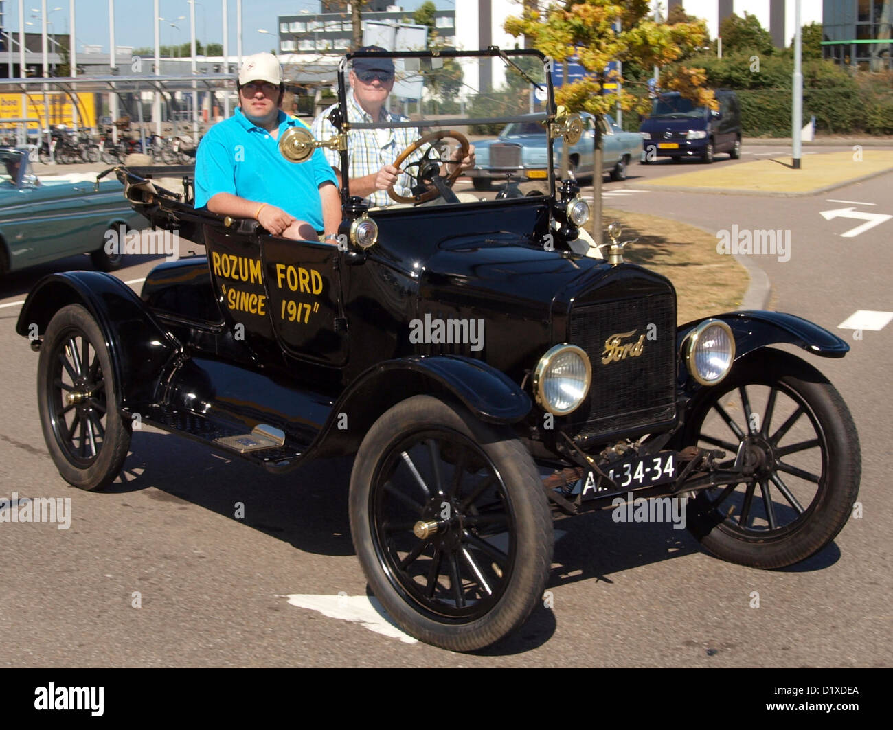 La Ford Model T, exposée au Classic car Meeting à Haarlem, est l'une ...