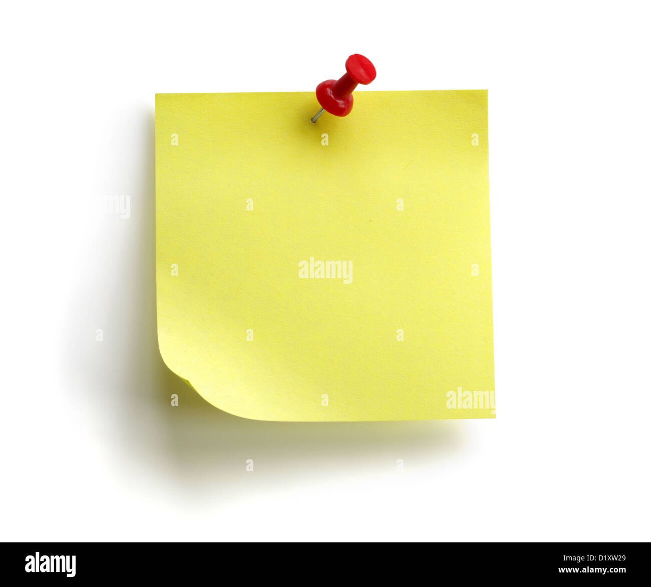 Postit Vierge De Post It Banque d'images détourées - Alamy