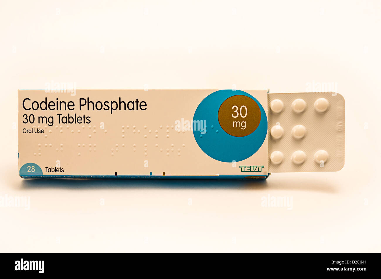 Codeine phosphate tablets Banque de photographies et d’images à haute ...