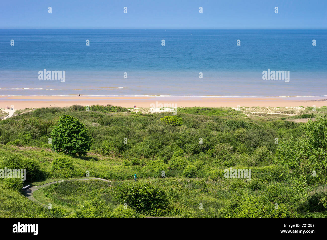 Plage de colleville sur mer Banque de photographies et d’images à haute ...