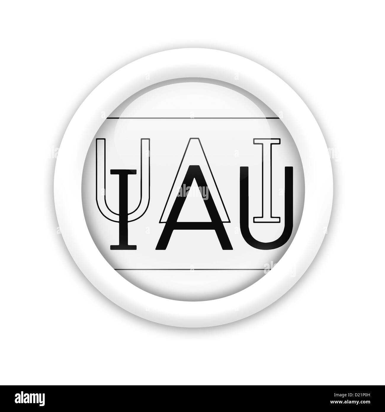 L'union astronomique internationale uai symbole du drapeau logo | Photo ...