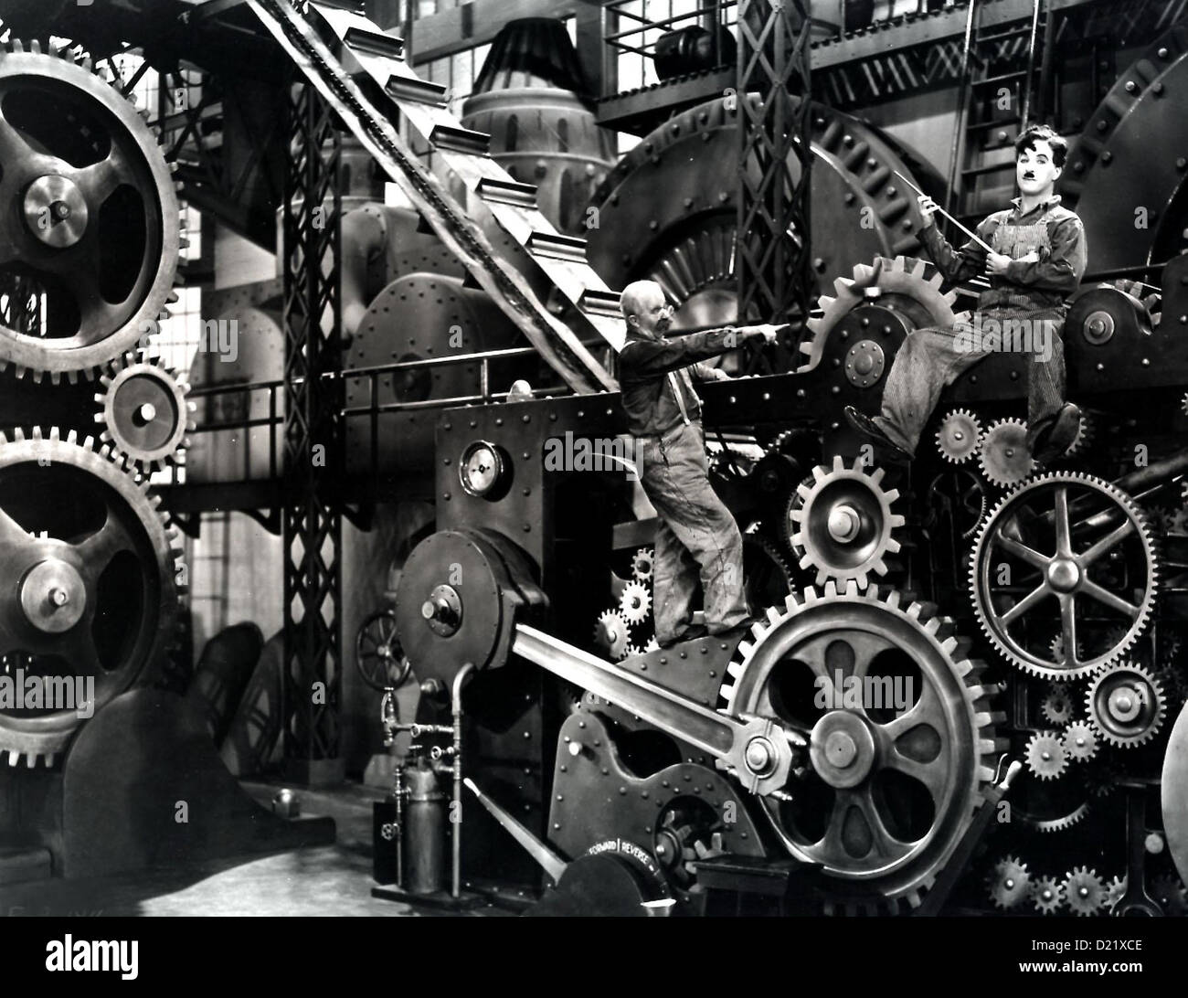 Moderne Zeiten Les Temps Modernes Charles Chaplin dans seinem Job ...