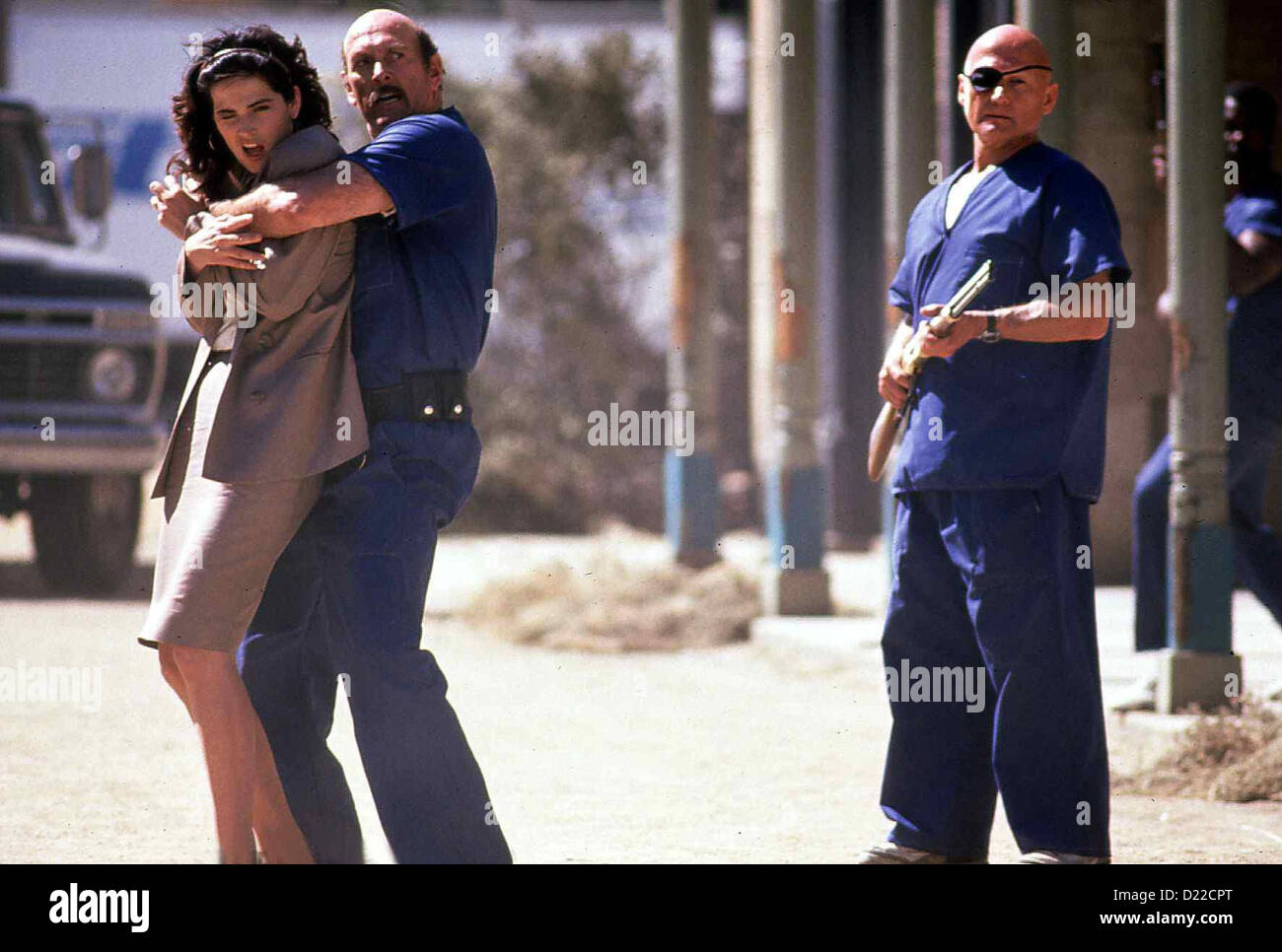 Hangfire Hangfire Kim Delaney, Lee DeBroux, James Tolkan légende locale *** *** 1991 Photo Stock ...