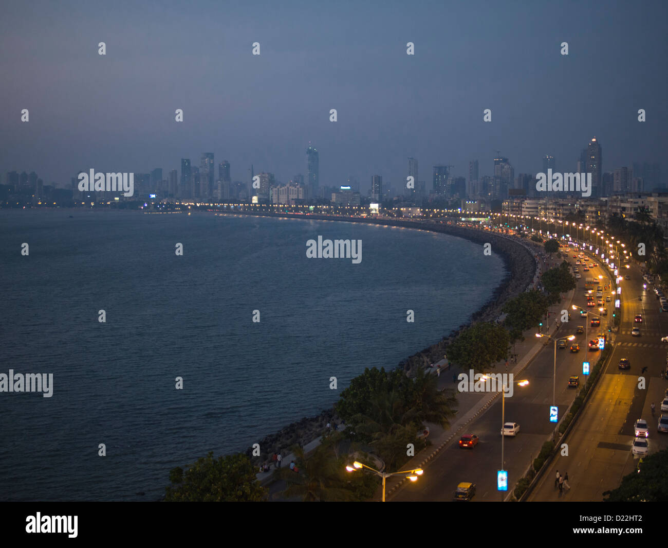 Mumbai skyline aerial Banque de photographies et d’images à haute ...