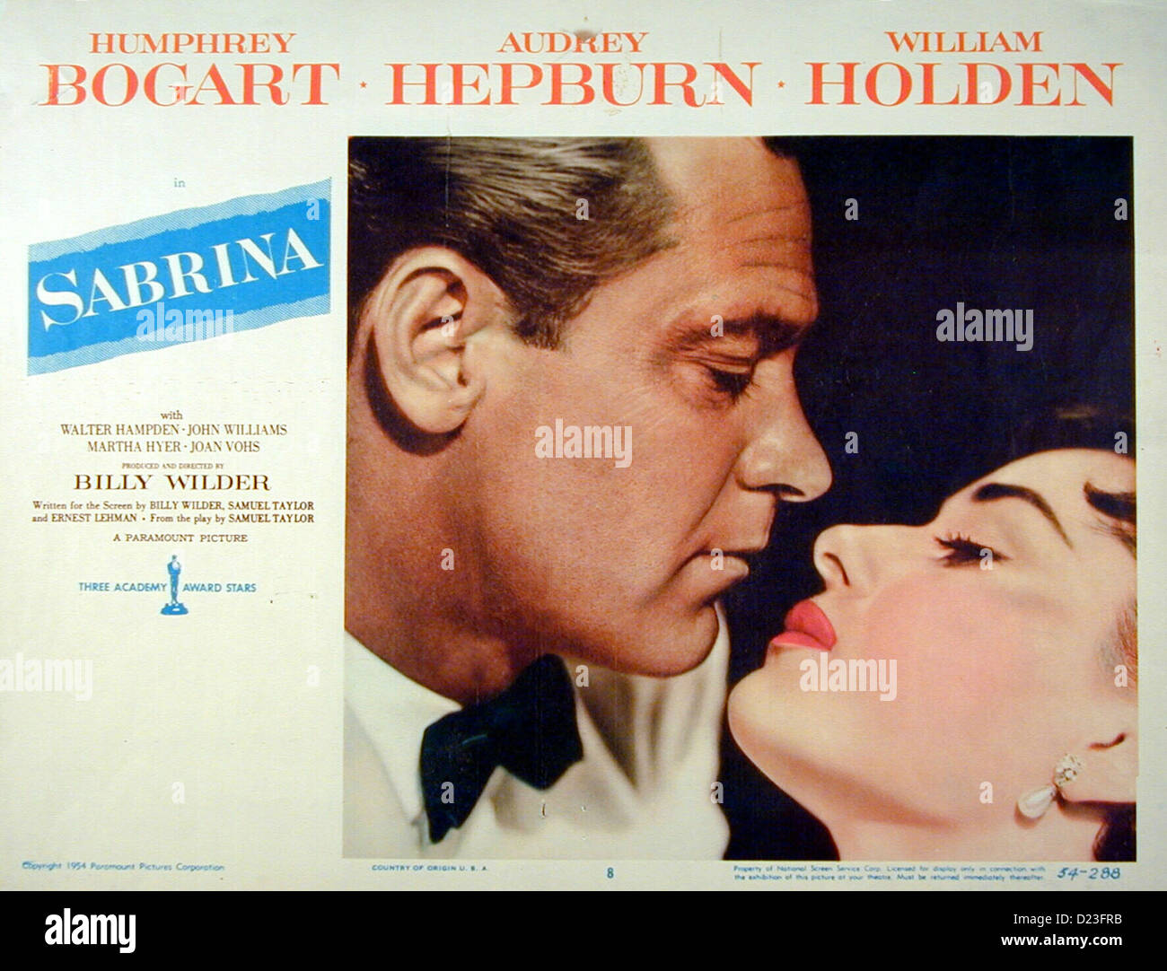 Sabrina Sabrina William Holden, Audrey Hepburn David (William Holden ...