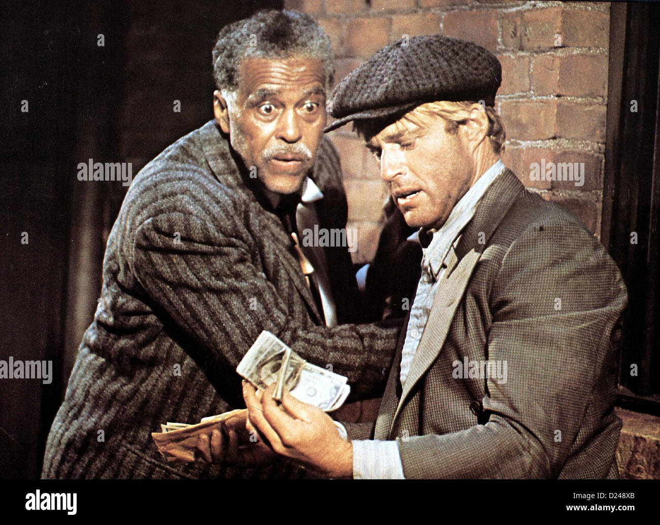 Der Clou Sting, le Johnny Hooker (Robert Redford, r) *** légende locale ...