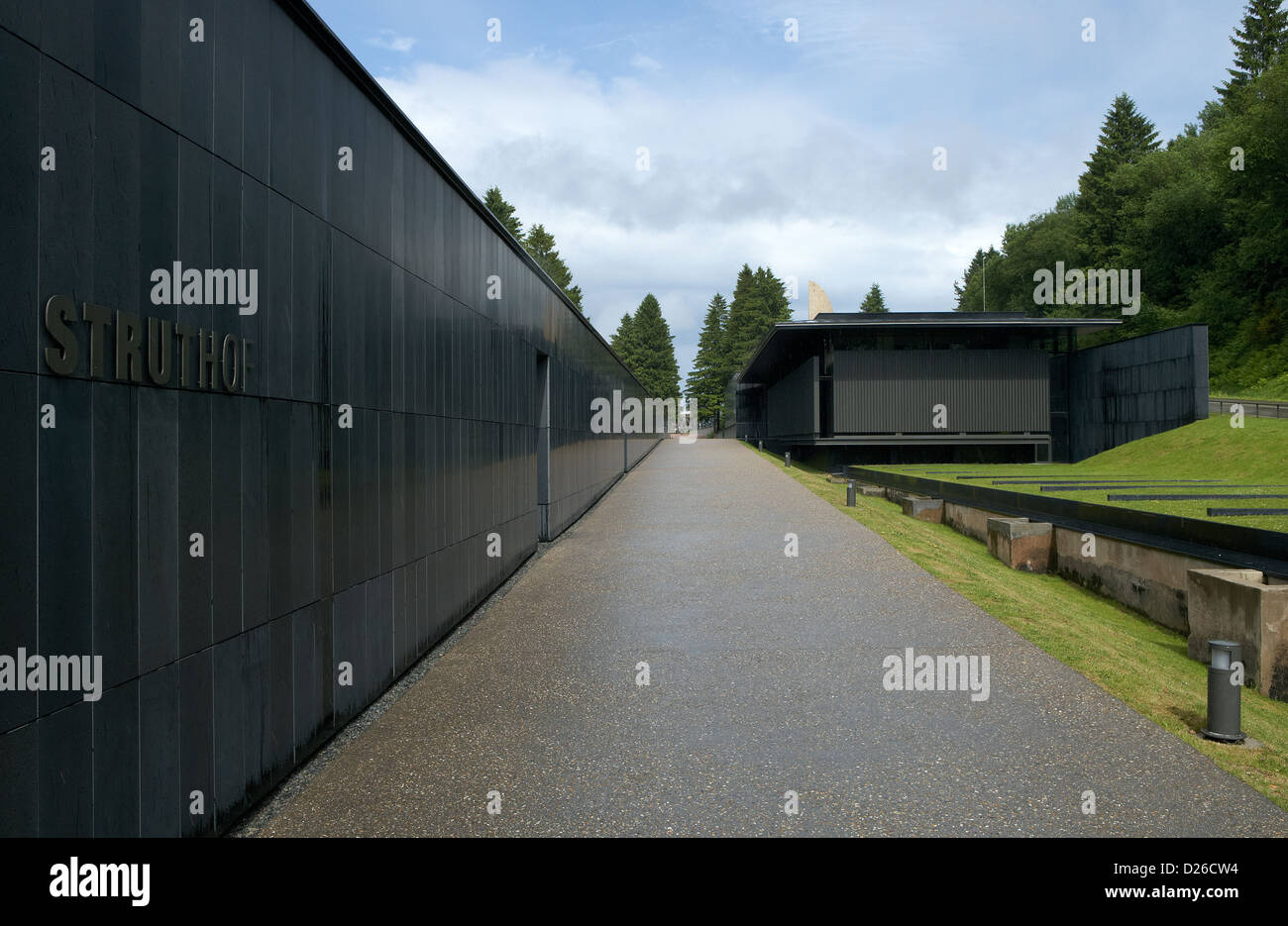 Museum Natzweiler Struthof Alsace Camp France Banque d'image et photos ...