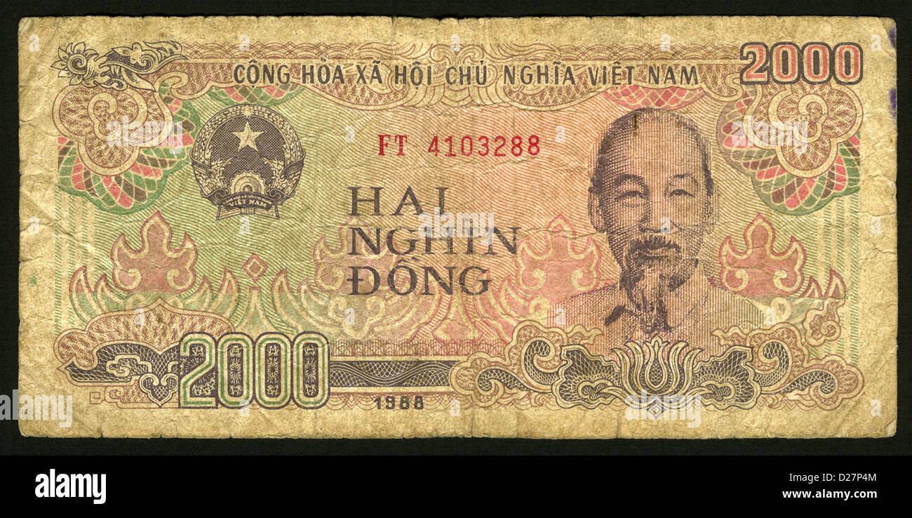Billet de banque du vietnam Banque de photographies et d’images à haute ...