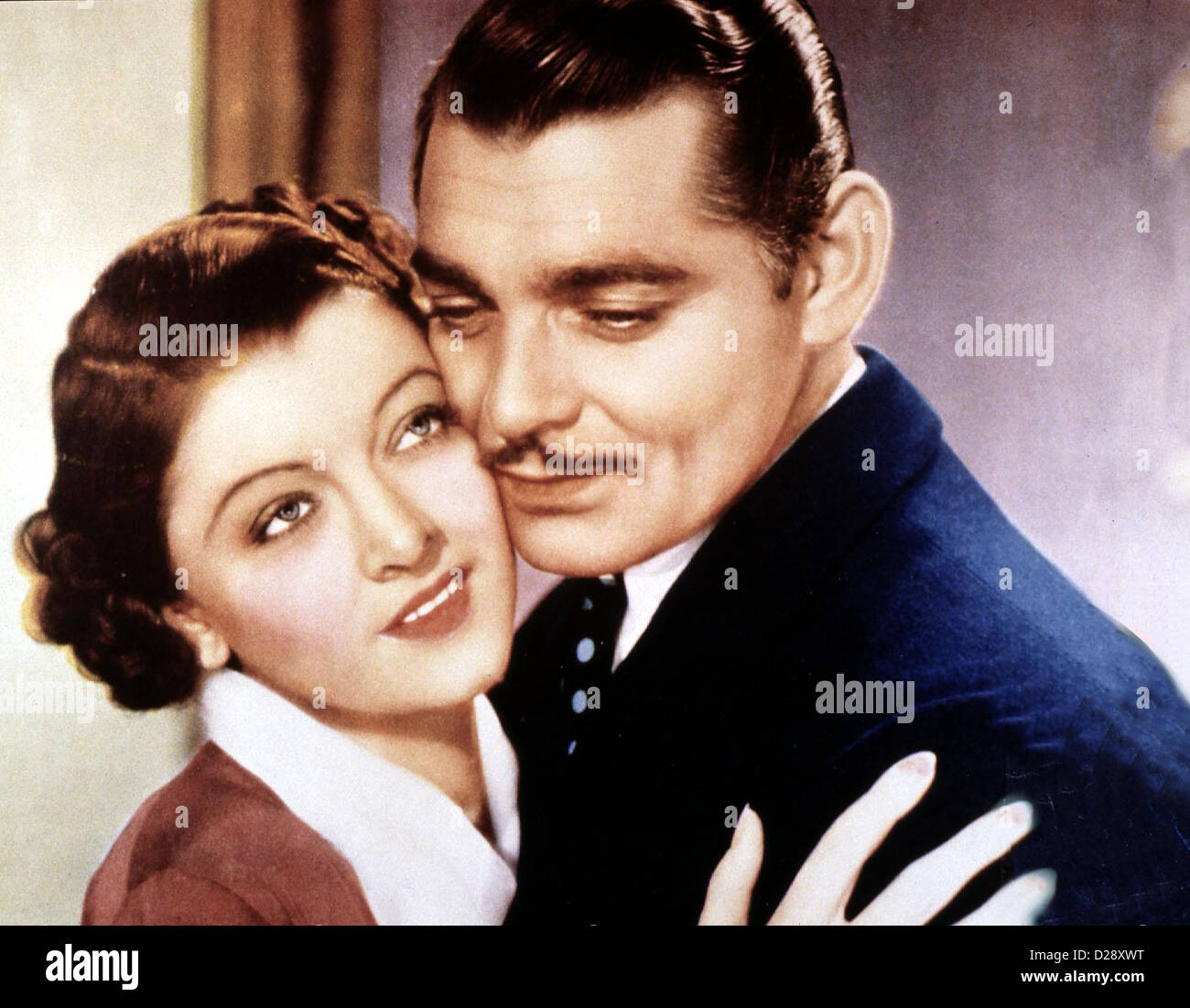 Femme Sekretaerin Seine Secrétaire et Myrna Loy, Clark Gable Anfangs ...