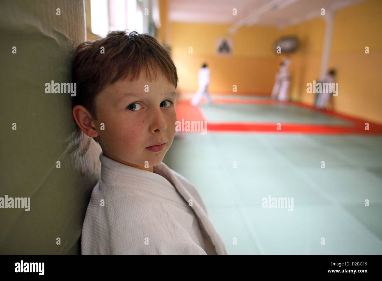 Judo Garçon Banque d'image et photos - Alamy