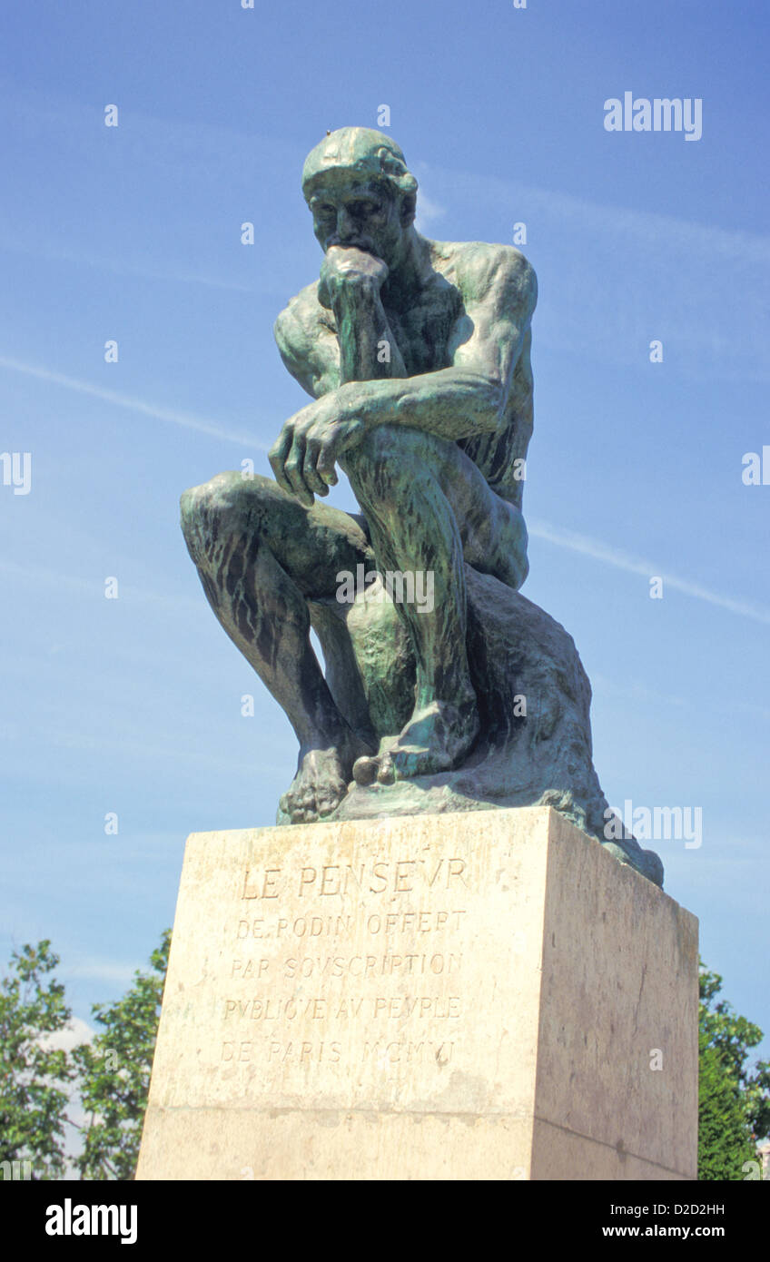 Le penseur Banque de photographies et d’images à haute résolution - Alamy