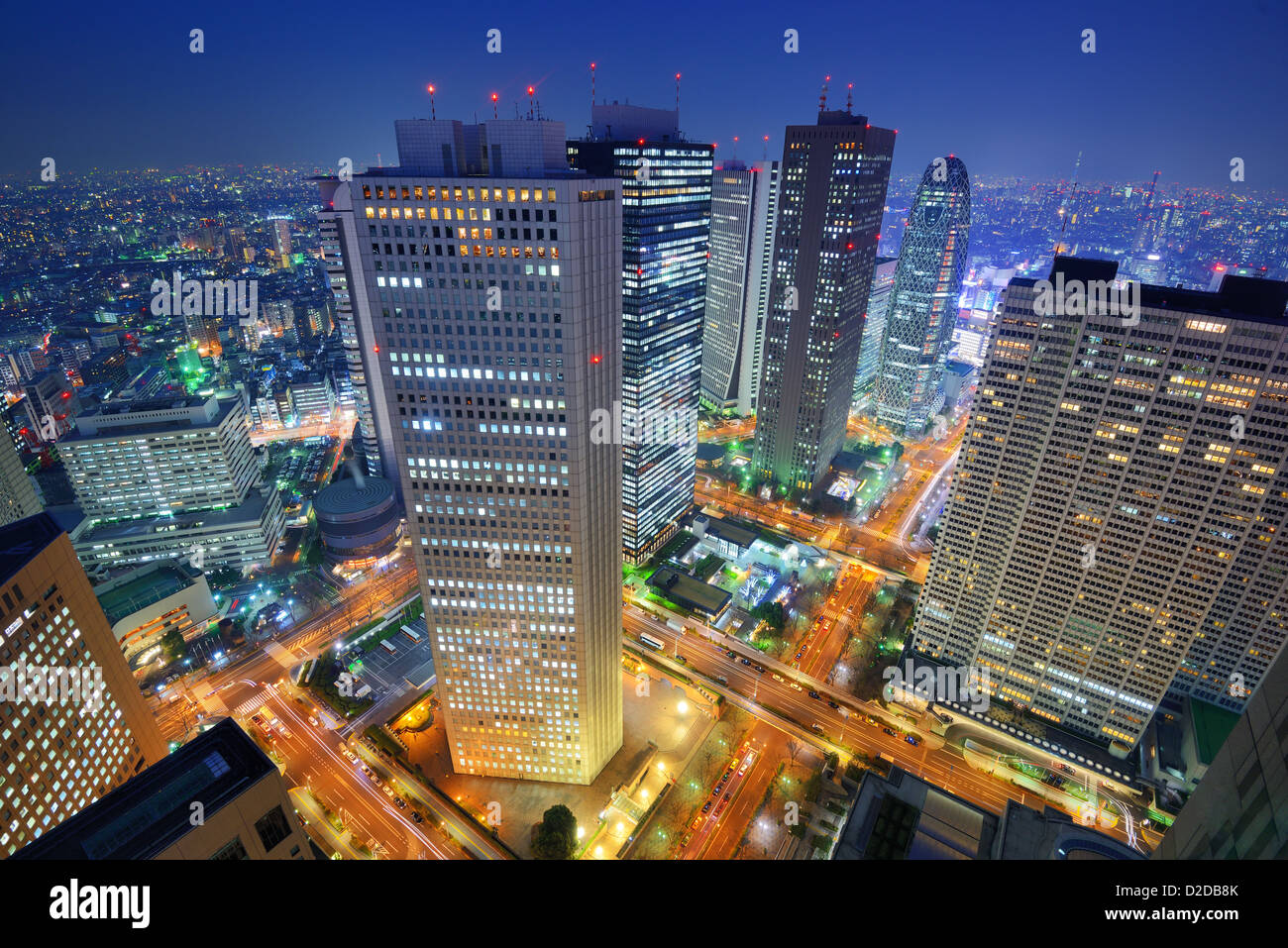 Le quartier financier de tokyo Banque de photographies et d’images à ...
