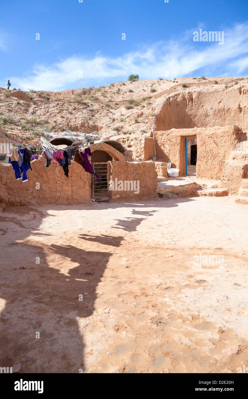 Troglodyte Houses Matmata Tunisia Banque d'image et photos - Alamy