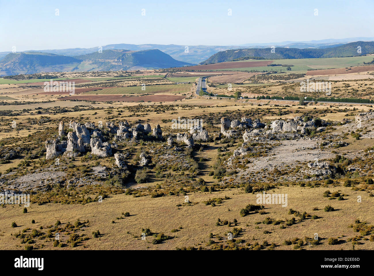 Paysage du plateau de larzac Banque de photographies et d’images à ...