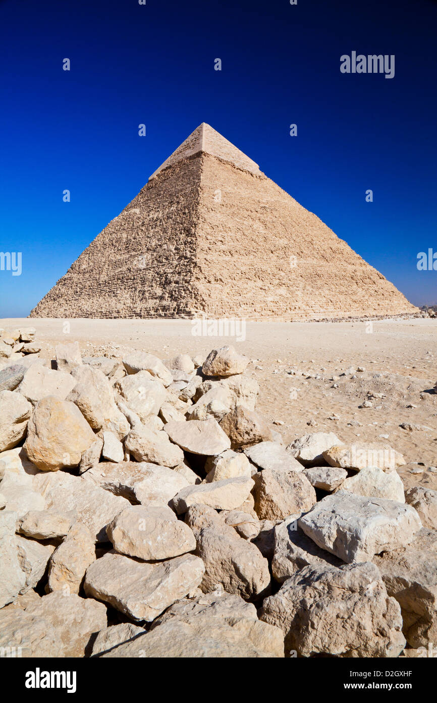 Pyramide de Khéphren,Khafré,ou,Chefren est le deuxième plus grand ...