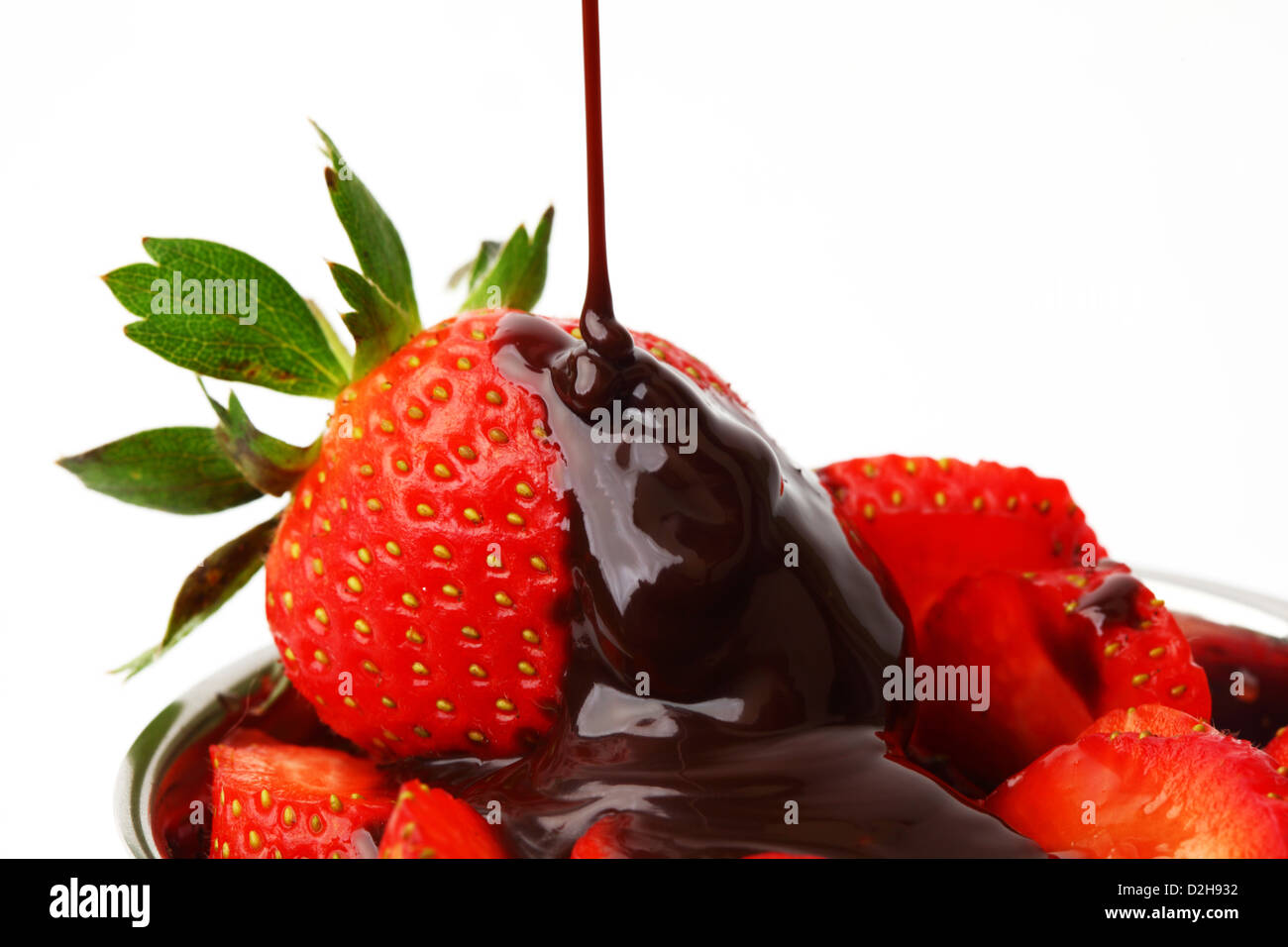 Entremet chocolat fraise Banque de photographies et d’images à haute ...