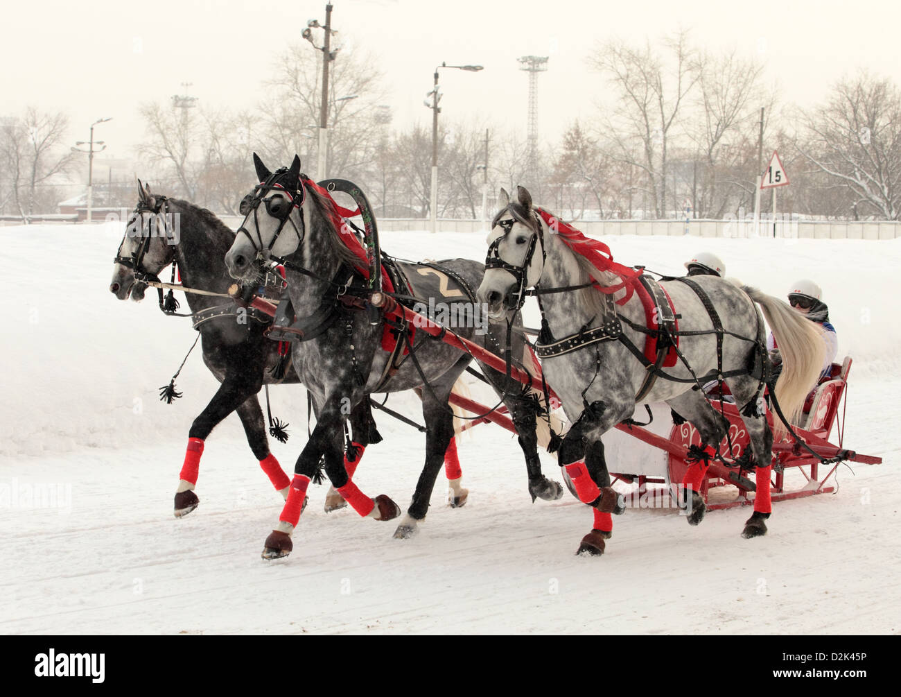 Russian 'troika' Banque de photographies et d’images à haute résolution ...
